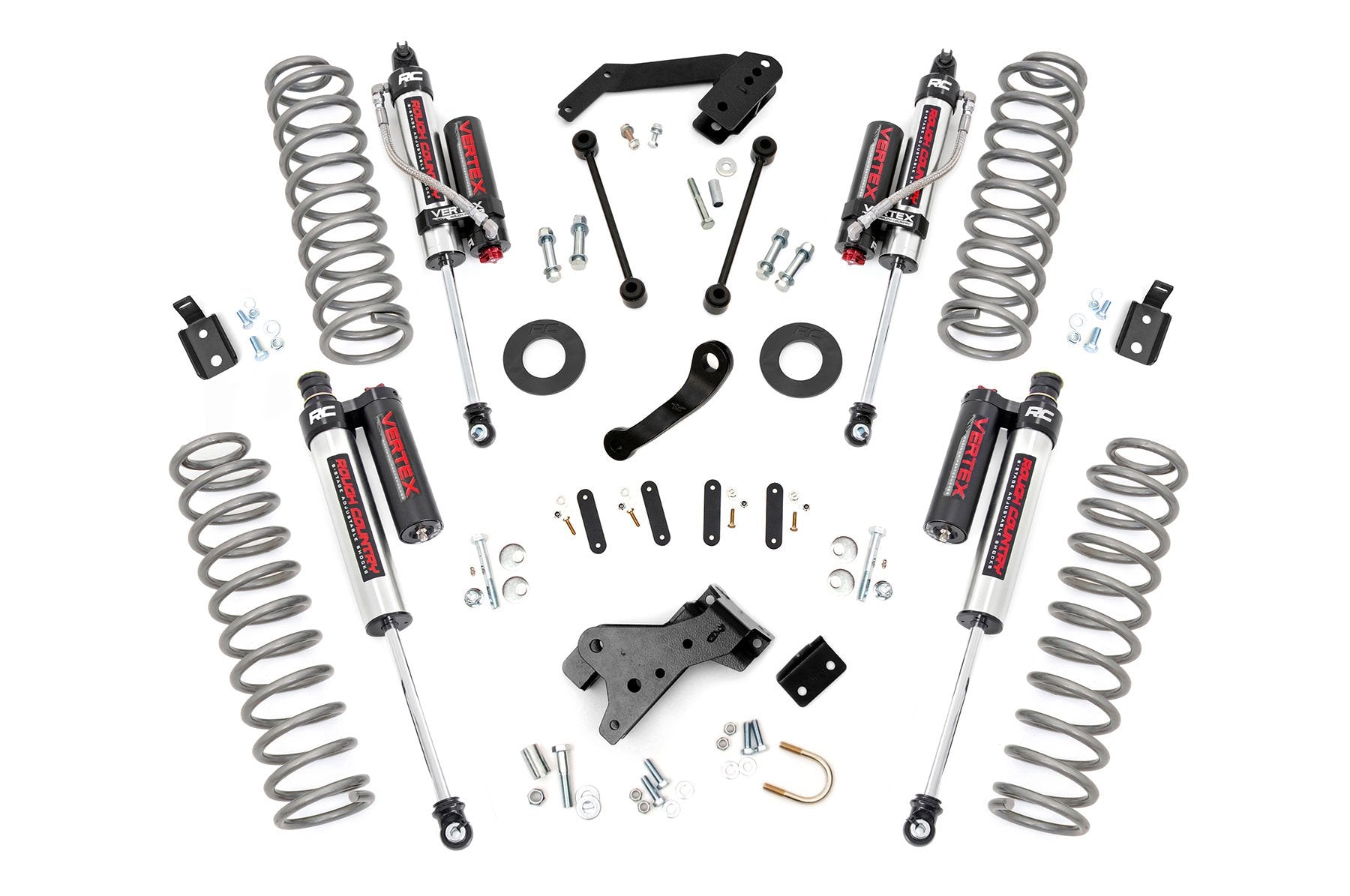 4 Inch Lift Kit | Vertex | Jeep Wrangler Unlimited 2WD/4WD (2007-2018 ...