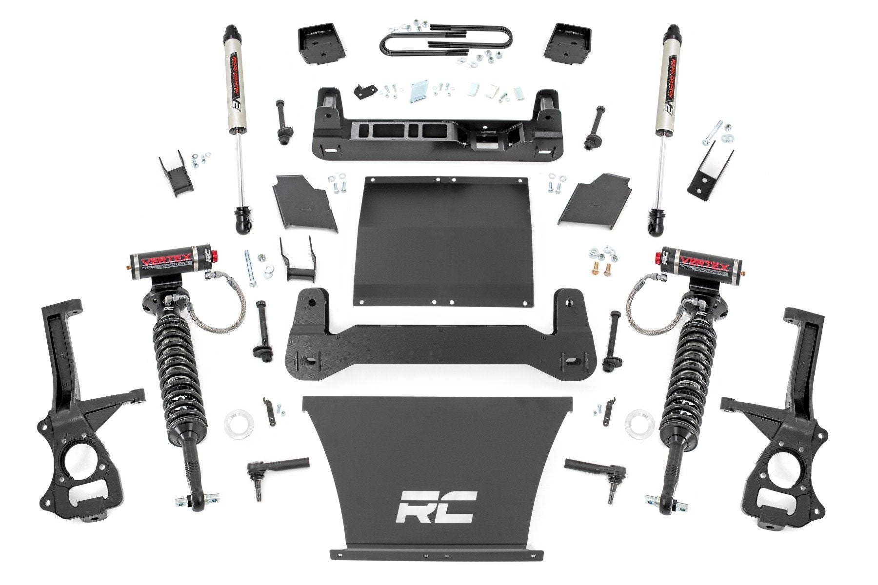 6 Inch Lift Kit | Mono Leaf Rear | Vertex/V2 | Chevy Silverado 1500 (2 ...