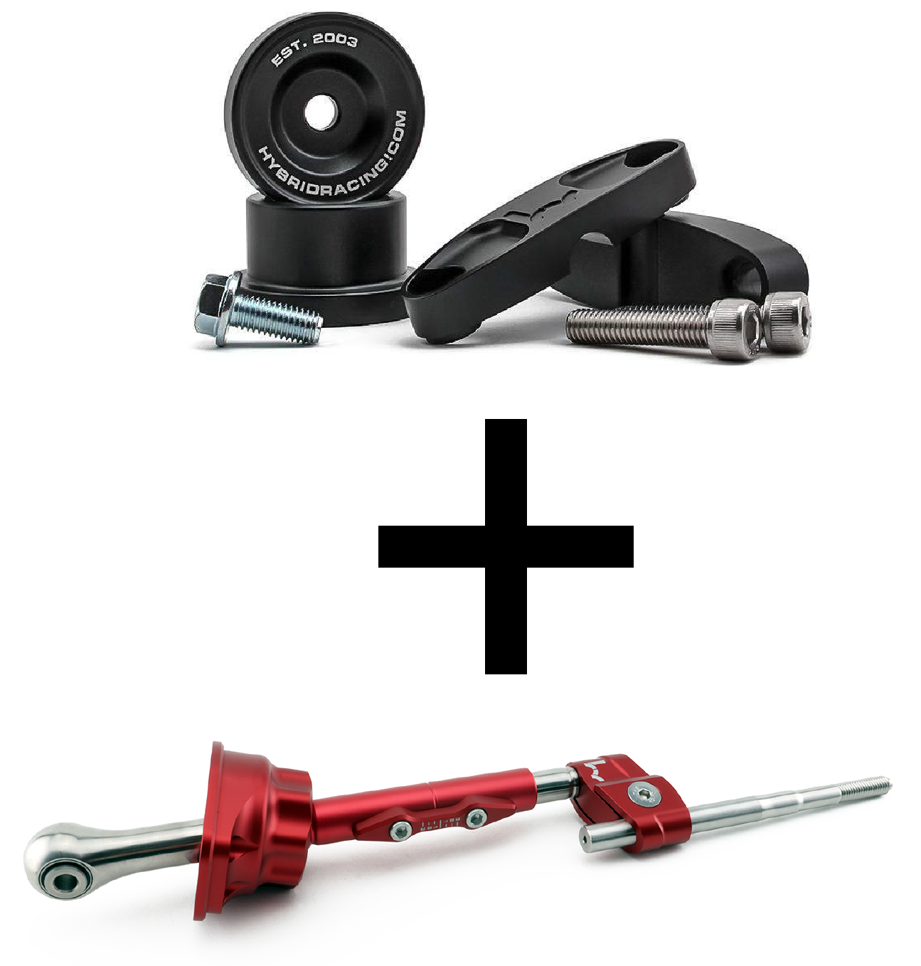 Hybrid Racing Short Shifter & Linkage Bushing Combo (B-Series ...